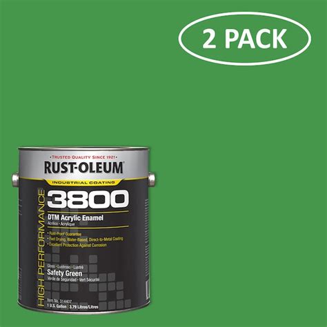 Rust Oleum Gloss Osha Safety Green Interiorexterior Water Based