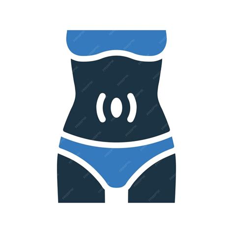 Premium Vector Belly Female Navel Icon Simple Editable Vector