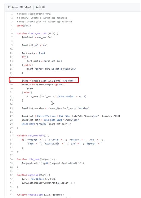 Feature Optimize The User Experience Of The Create · Issue 5370 · Scoopinstallerscoop · Github
