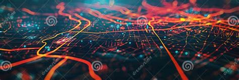 Colorful And Abstract Routes Crisscross A Stylized Map Symbolizing Enhanced Connectivity For