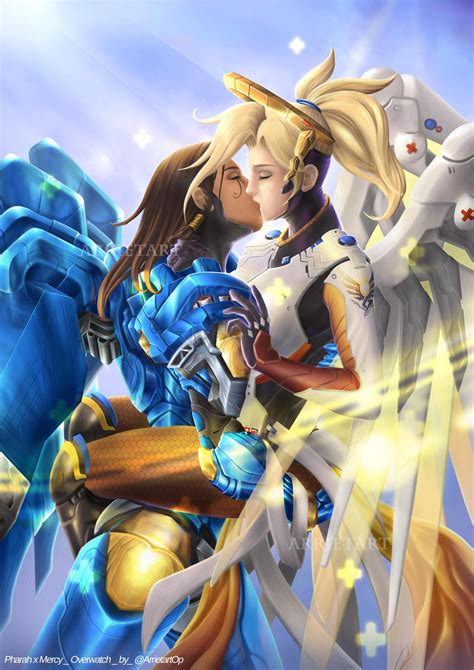 Pharah X Mercy Overwatch By Arrietart On Deviantart