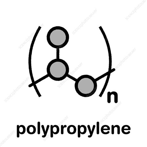 Polypropylene Plastic Chemical Structure Illustration Stock Image F0279208 Science Photo