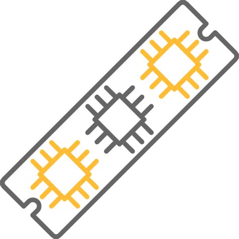 Ram Memory Generic Color Outline Icon