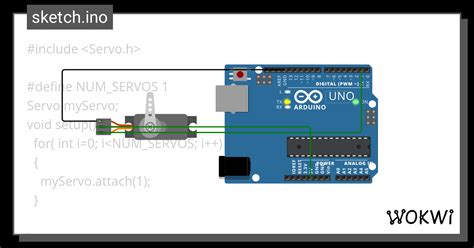 Servo Wokwi ESP STM Arduino Simulator