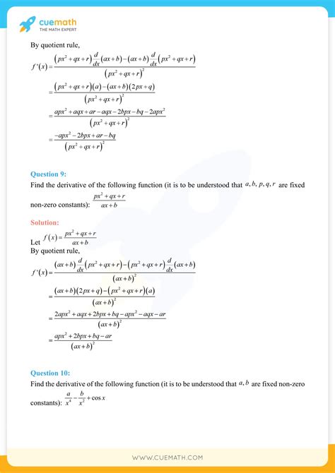 Ncert Solutions For Class 11 Maths Chapter 13 Limits And Derivatives