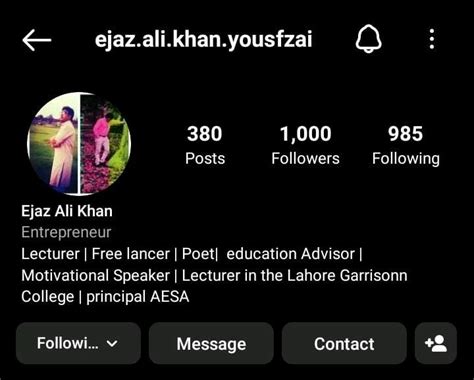 Ejaz Ali Khan Yousfzai On Linkedin Follow My Instagram For Updates