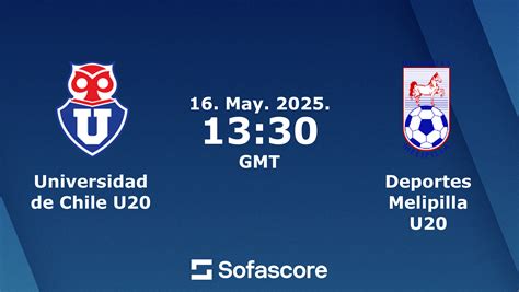 Universidad De Chile U20 Vs Deportes Melipilla U20 Live Score H2h And Lineups Sofascore
