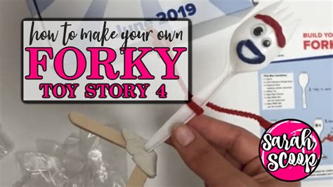 Diy How To Make Your Own Toy Story Forky Sarah Scoop