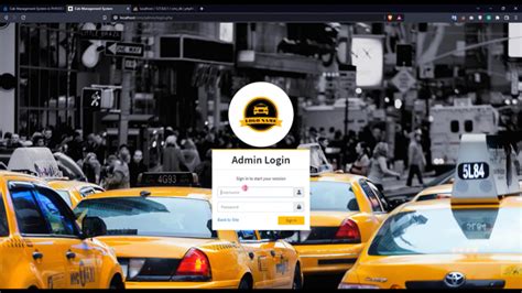 cab management system project in php with source code and report