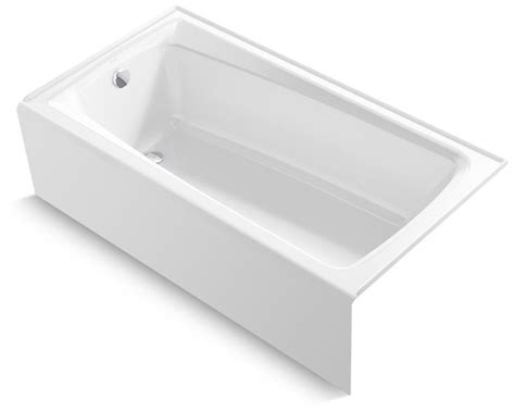 Kohler K 26069 Irvine 60 X 32 Cast Iron Alcove Bath With Integral