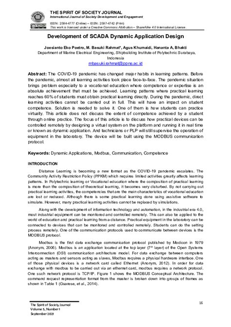 Pdf Development Of Scada Dynamic Application Design