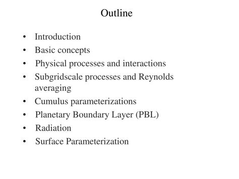 PPT NUMERICAL WEATHER PREDICTION Model Physics P Art PowerPoint Presentation ID