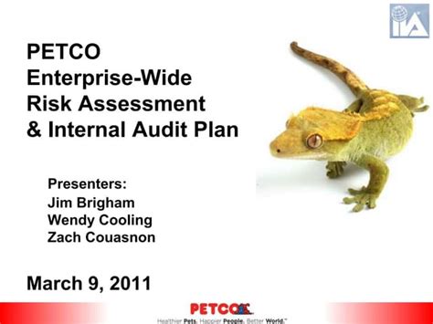 Enterprise Wide Risk Assessment Presentation Dated 03 08 11 Ppt