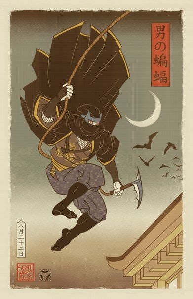 Pin By Henrik S Roesgaard On H Ukiyo E Style Japanese Art Batman