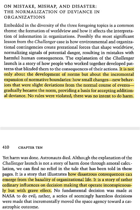 Normalization Of Deviation “that Gauge Always Reads A Little Off