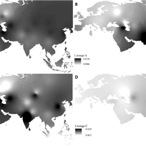 Synthetic Maps Illustrating Geographic Variation Of Nucleotide Download Scientific Diagram
