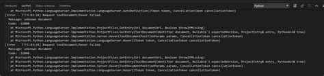 keep getting errors from output · issue 695 · microsoft python