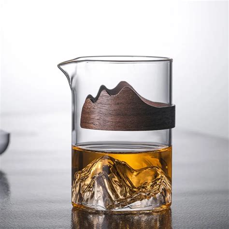 일본식 관산 컵 고온 내성 유리 공정한 머그컵 차 도구 쿵푸 차 세트 찻집 포인트 Aliexpress