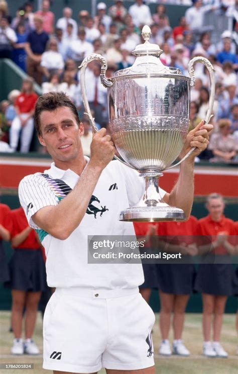 Ivan Lendl Of Czechoslovakia Celebrates With The Trophy After News
