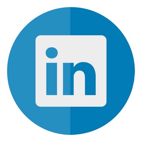 Circle In Linked Linkedin Media Social Icon Free Download
