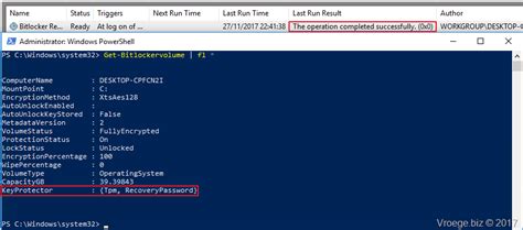 Enable Bitlocker Powershell Volcontact