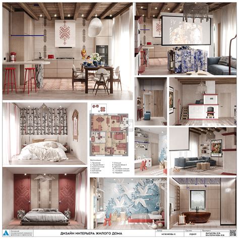 Дизайн проект дома в современном русском стиле Behance