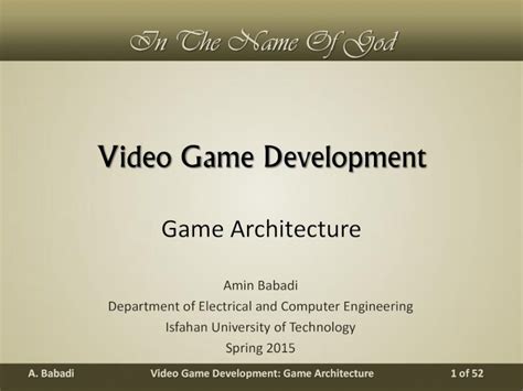 PDF Game Architecture DOKUMEN TIPS