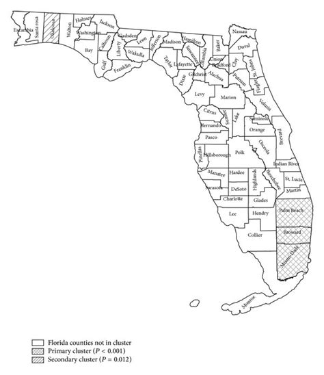 Satscan Purely Spatial Poisson Analysis For Clustering Using County