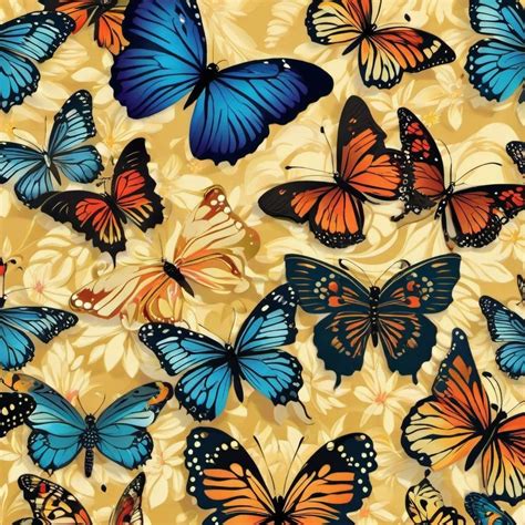 Butterfly Pattern Wallpapers 4k Hd Backgrounds On Wallpaperbat