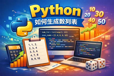 Python如何生成数列表 Python如何生成数列表