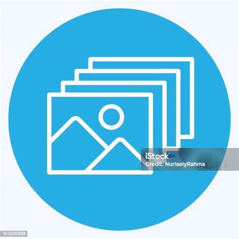 아이콘 갤러리 페인트 아트 도구 기호에 적합합니다 파란 눈 스타일 편집 가능한 간단한 디자인 디자인 템플릿 벡터 간단한 그림 0명에 대한 스톡 벡터 아트 및 기타 이미지