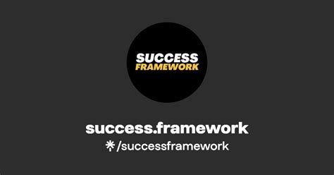 Success Framework Instagram Tiktok Linktree