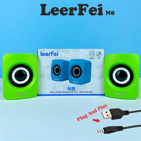 Mini Speakers Surround Computer Speakers With Stereo Usb Wired Powered Multimedia Speaker For Pc