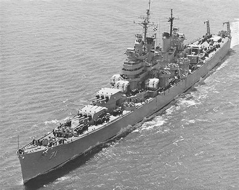 Uss Quincy Ca 71 Was A Baltimore Class Heavy Cruiser Of The Us Navy