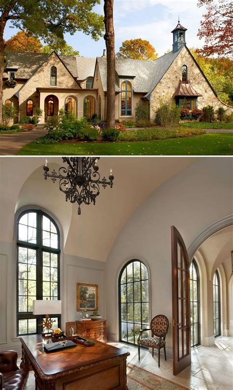 Transitional House With Classic European Architectural Style