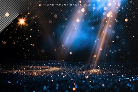 추상적인 스포트라이트 경기장 조명 에버트 무대 조명 투명한 오버레이 프리미엄 Psd 파일