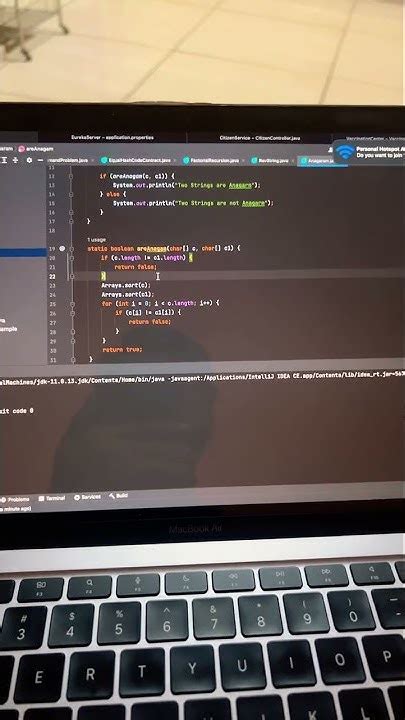 Anagram String In Java Epam Interview Question Interview Preparation Shorts Short Youtube