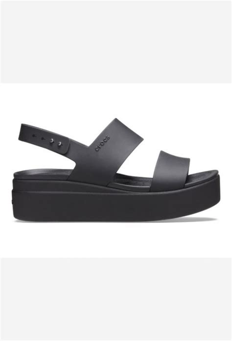 Crocs Ws Brooklyn Low Wedge Black Black Absätze Und Keilabsätze Euro Active Sports