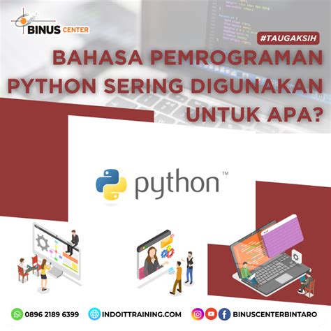 Bahasa Pemrograman Python Sering Digunakan Untuk Apa Saja Sih Binus