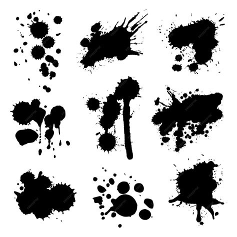 Free Vector Flat Design Ink Splash Element