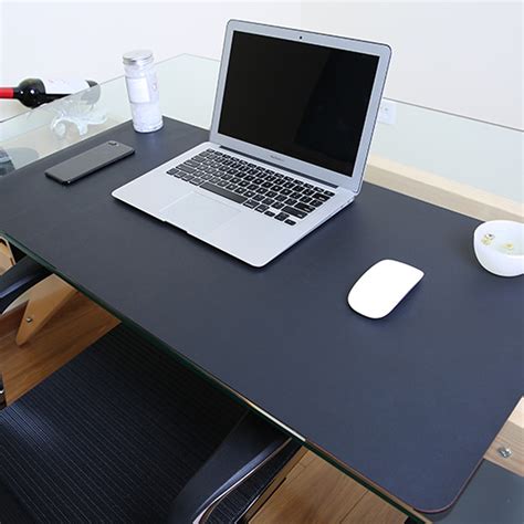 Multifunction Business Pvc Leather Mouse Pad Keyboard Pad Table Mat Computer Desk Mat 80x40cm