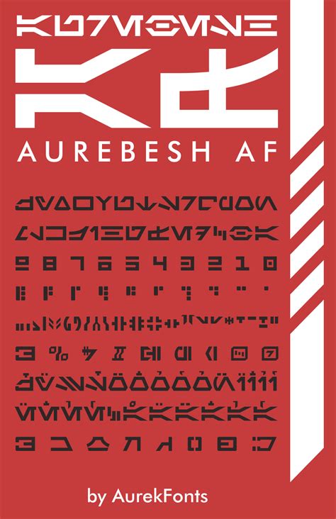 Aurebesh Af Windows Font Free For Personal