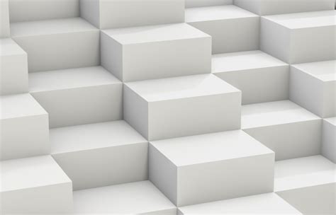 Premium Photo Abstract Background With White 3d Cube Box 3d Render White Background
