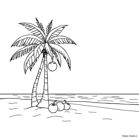 Free Printable Tropical Coloring Pages