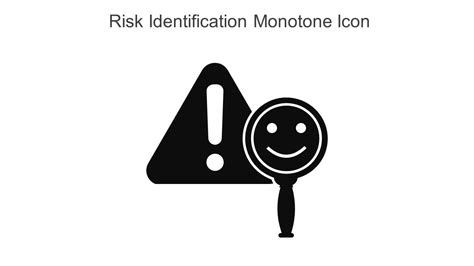 Risk Identification Monotone Icon In Powerpoint Pptx Png And Editable Eps Format Ppt Sample