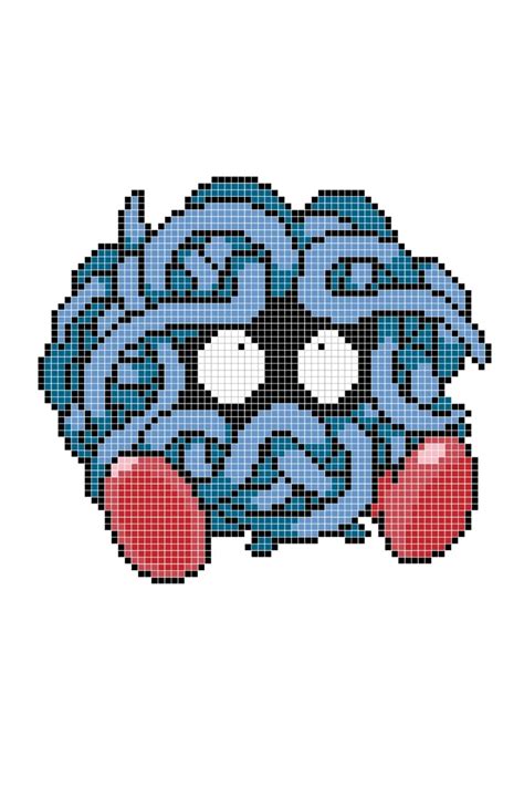 Pokemon Pixel Patterns For Fuse Beads Tangela Tangela Art Pokemon
