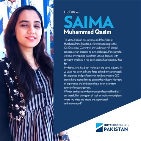 Saima Qasim On Linkedin Hutchisonportpakistan Employeerecognition