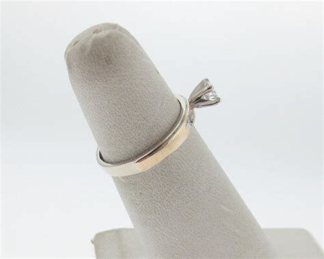 Genuine 13ct Diamonds Solid 14k Two Tone Gold Engagement Ring Free