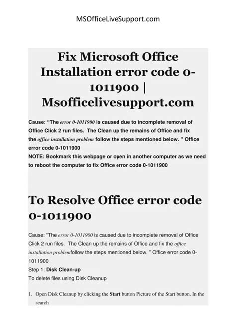 Ppt Installation Error Code 30029 4 In Microsoft Office 365 2021 2019 Powerpoint Presentation