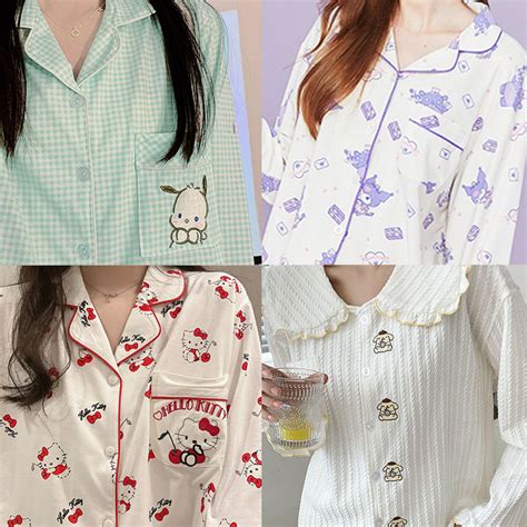 써니네잡화점 [1 1] 2022 신상 산리오 긴팔 긴바지 파자마 쿠로미 마멜 시나모롤 포차코 우정잠옷 위시버킷